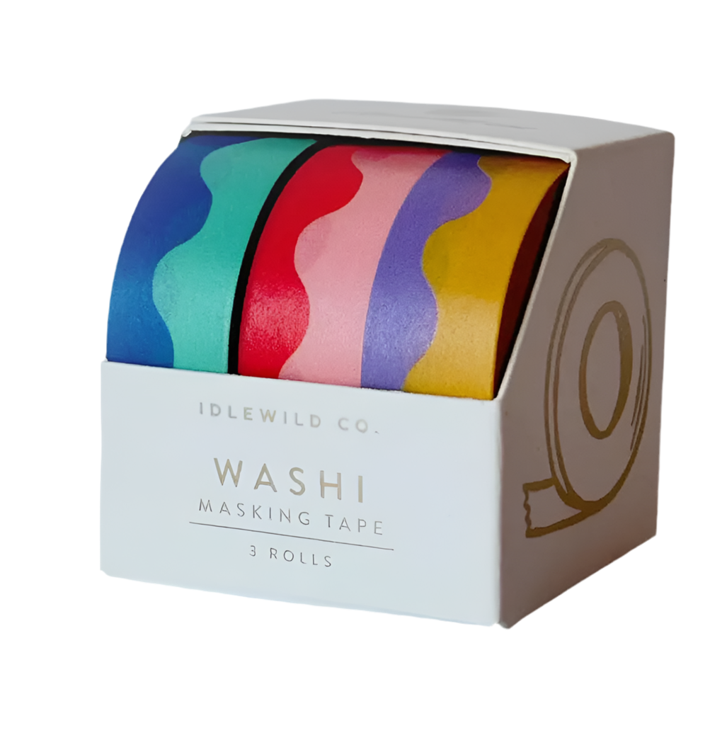 Squiggle Washi Tape, Set of 3 – DROOZ + Company