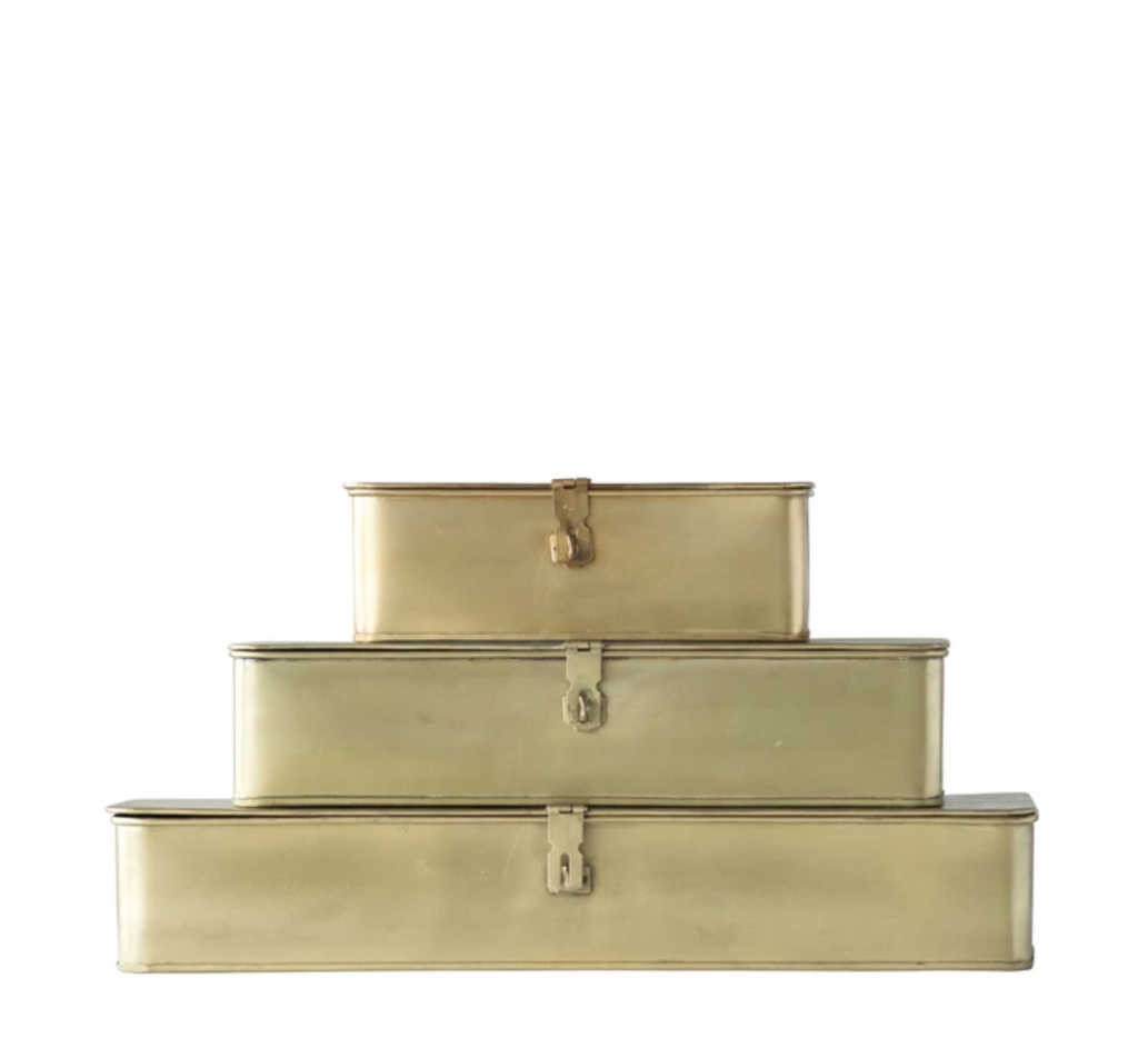 gold storage boxes – DROOZ + Company
