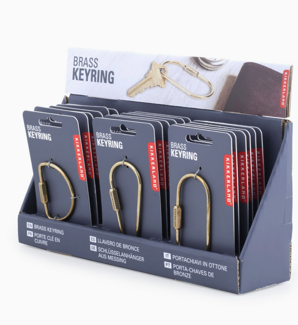 brass key ring loop – DROOZ + Company