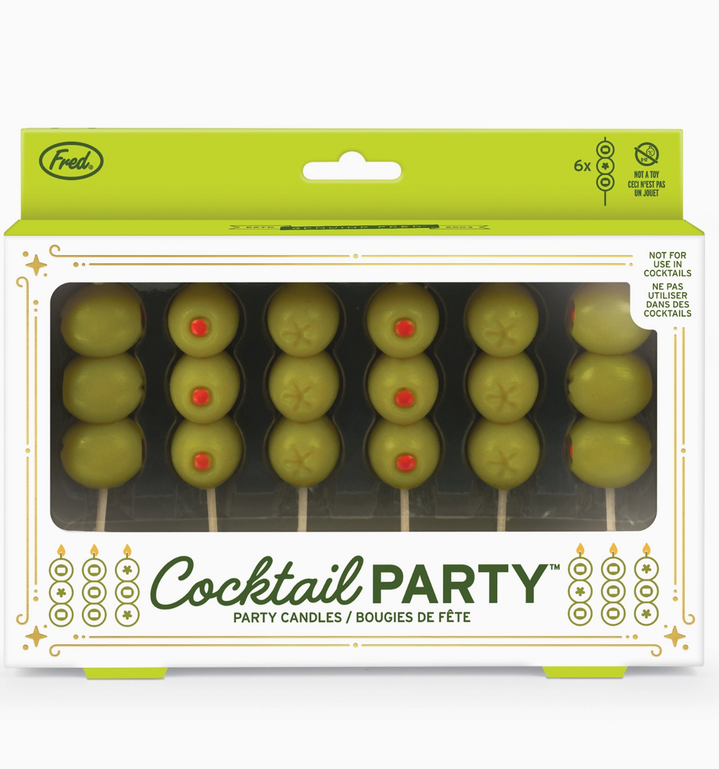 Cocktail Party Olive Candles - Set of 6 – DROOZ + Company