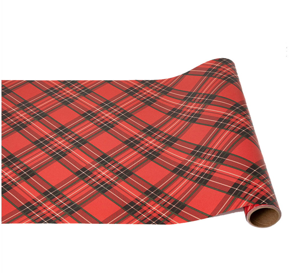 red plaid: paper table runner – DROOZ + Company