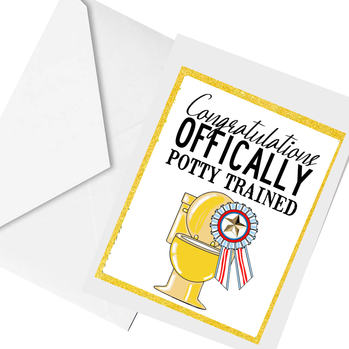 Potty Trained!.. greeting card – DROOZ + Company
